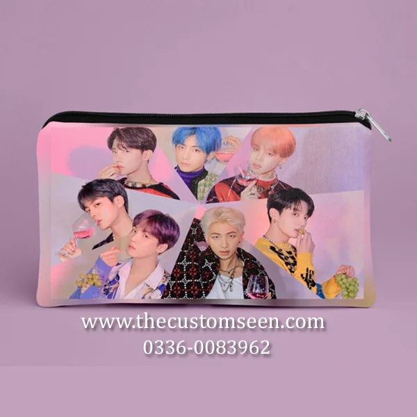 BTS Zipper Pouches | The Custom Seen BTS Army Pouches
