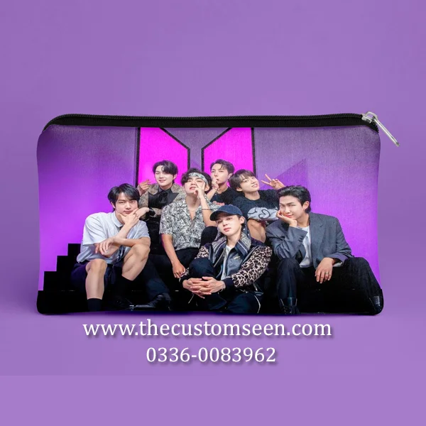 BTS Zipper Pouches | The Custom Seen BTS Army Pouches