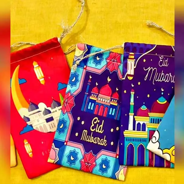 Eidi Pouches and Eid Mubarak Eidi Bags | The Custom Seen
